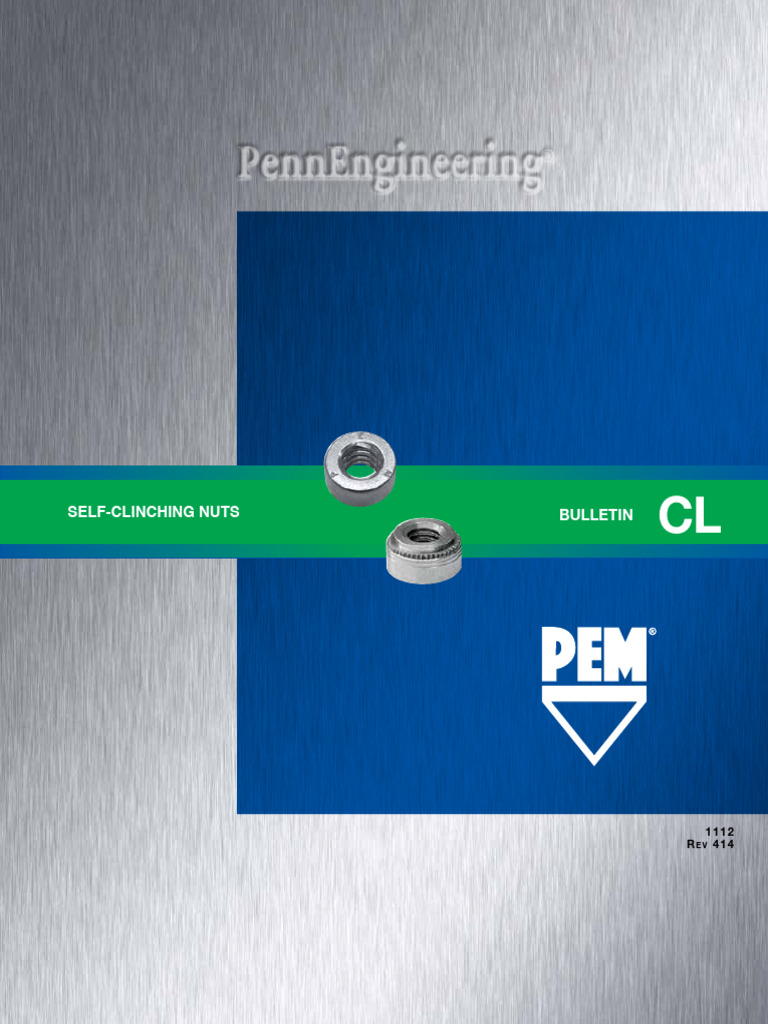 PEM Cleanace Holes | PDF | Nut (Hardware) | Sheet Metal