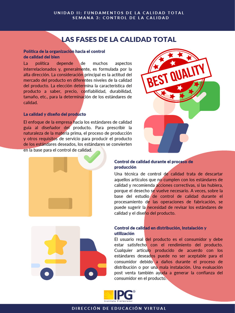Control de Calidad - Semana 3 | PDF | Calidad (comercial) | Producto ...