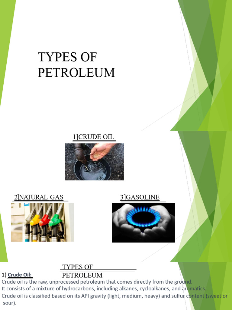 Types of Petroleum k013 | PDF