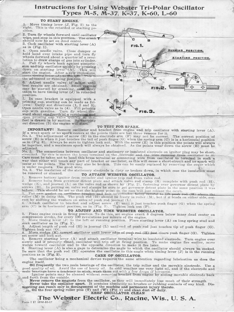 Webster Instructions | PDF