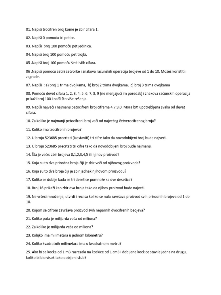 Sofija 3.razred Zanimljiva Matematika | PDF