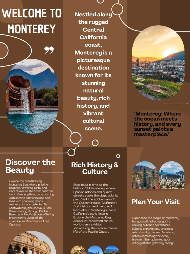 Brochure. Describing A Place | PDF | Monterey | Earth Sciences
