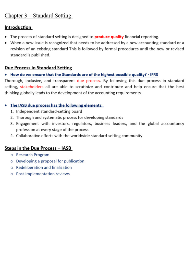 Accounting Standards and Their Development | PDF | Accounting | Fair Value