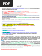 IAS-37 (Including IFRIC-1) - Complete Chapter | PDF | Accrual | Accounts Payable