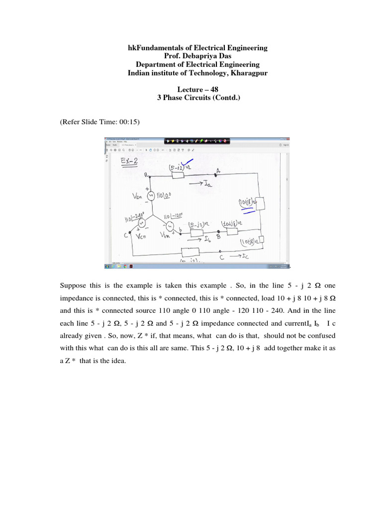 Lec 48 | Download Free PDF | Electrical Impedance | Electrical Network