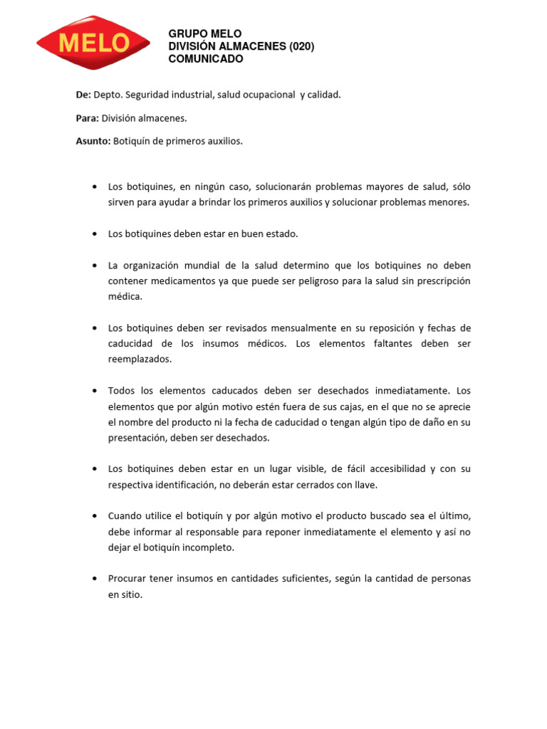 Comunicado Sisoc #01 | PDF | Salud y bienestar