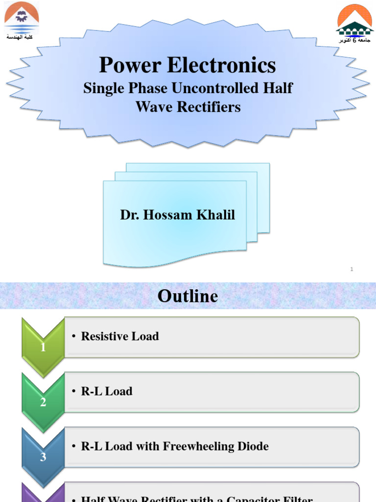3 Single Phase Uncontrolled Half-Wave Rectifiers | PDF | Rectifier ...