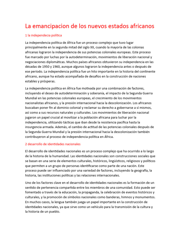 Afri 22 | PDF | África | Colonialismo