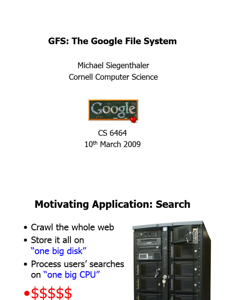 15 Gfs | PDF | File System | Computer File