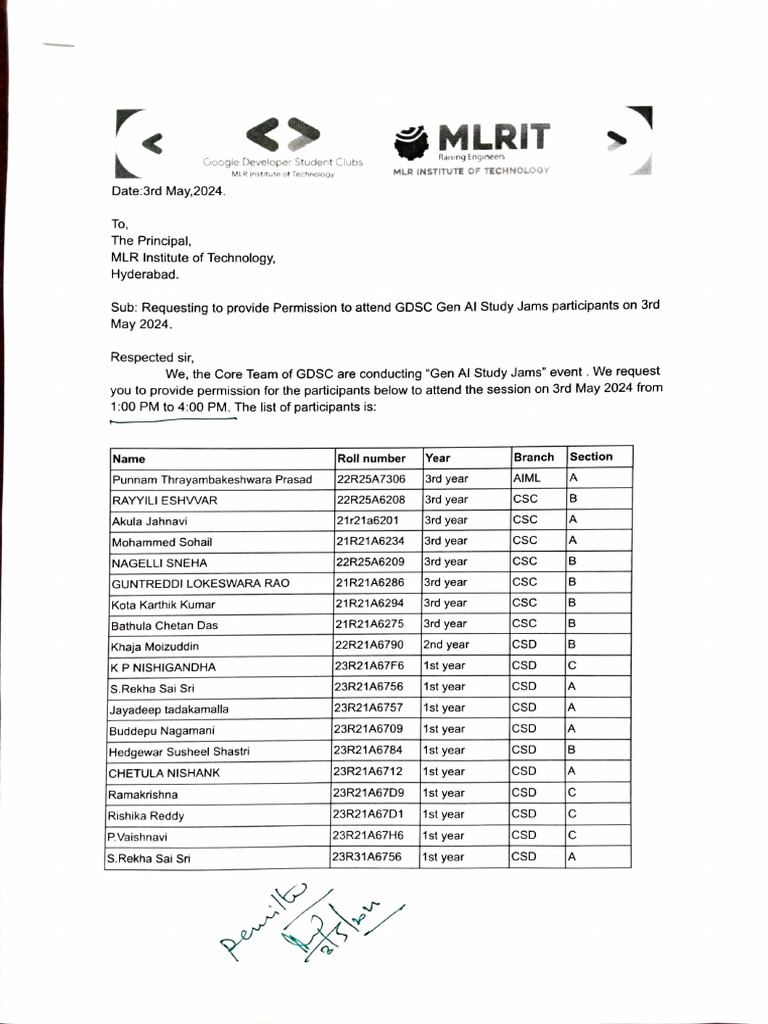 Participants Attendence | PDF