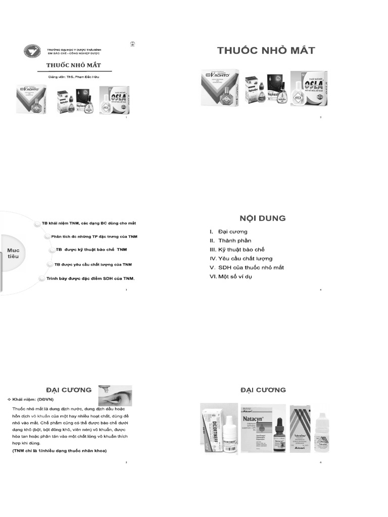 thuoc nho mat | PDF