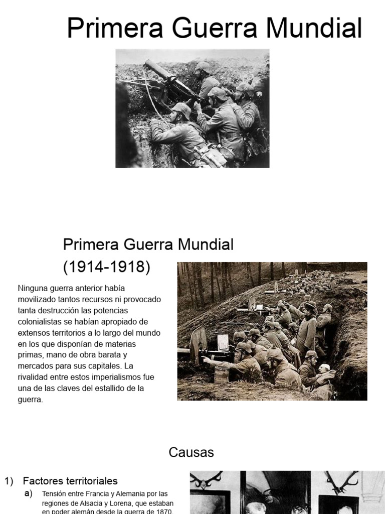 Primera Guerra Mundial | PDF | Primera Guerra Mundial | Austria Hungría