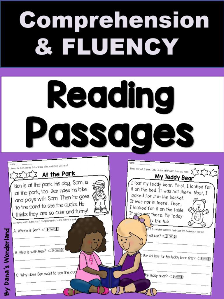 Reading Passages for Fluency & Comprehension | PDF | Butterfly | Bears
