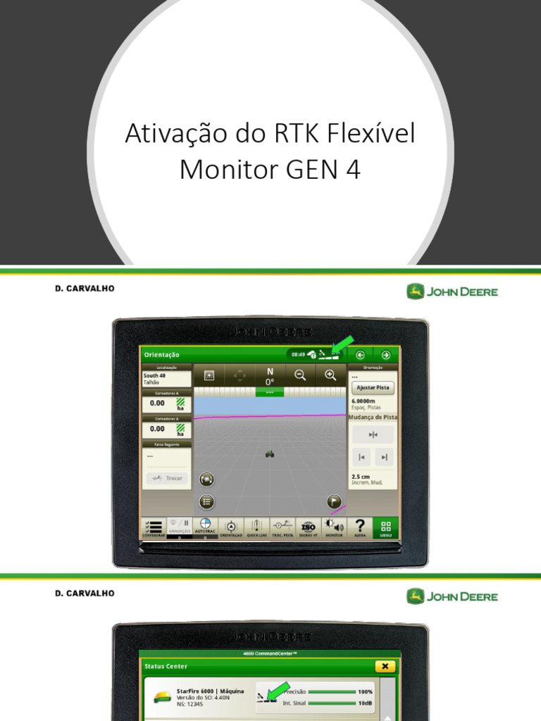 Ativar Modo RTK Flexivel Monitor Gen 4 | PDF
