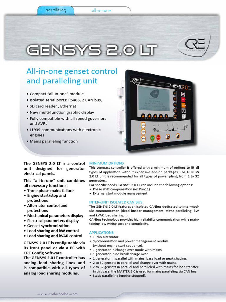 5357cd8577d14 Gensys20lt Sales Documentation | PDF | Mains Electricity ...