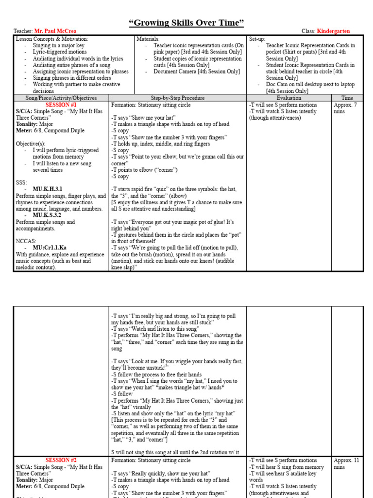 growing skills over time | PDF