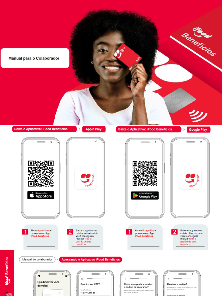 Manual para o Colaborador - Ifood Benefícios (1) (1) | PDF