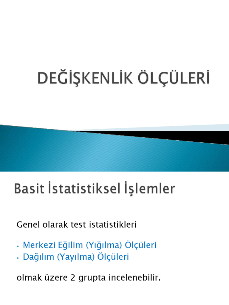 Dagilim Olculeri-5 | PDF