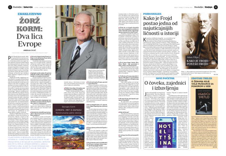 Georges Corm Novi Magazin 1 October 2022 | PDF