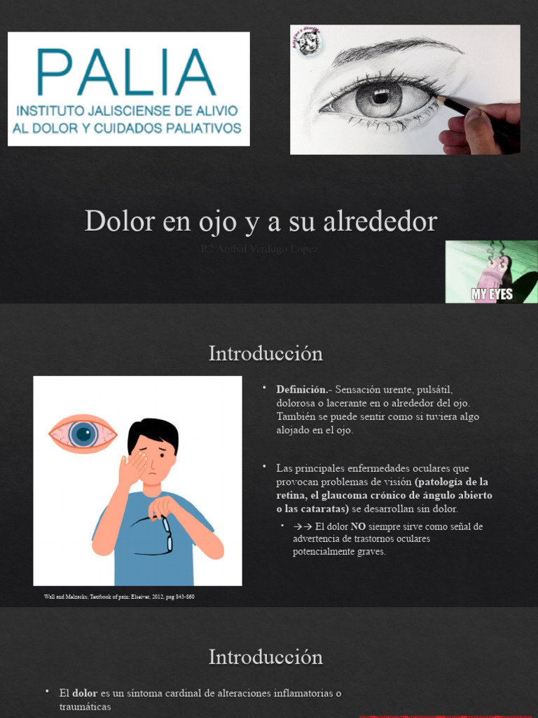 Dolor Ocular: Causas y Tratamientos | PDF | Córnea | Dolor