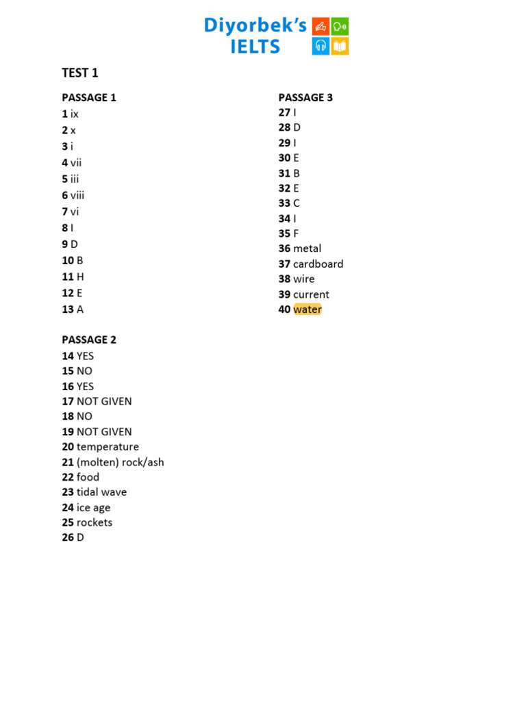 33 Academic Reading Answer Keys | PDF | Teaching Methods & Materials
