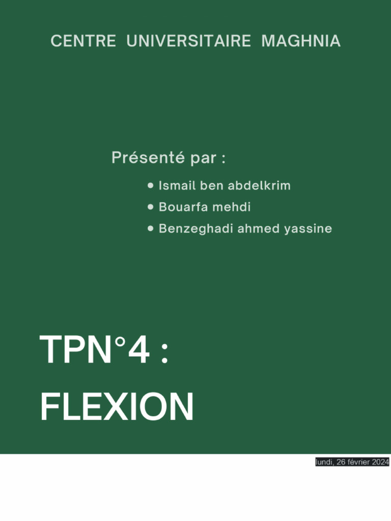 TP RDM (FLEXION) | PDF