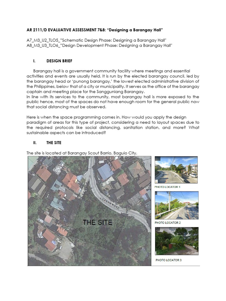 Designing A Barangay Hall | Download Free PDF | Drawing | Design