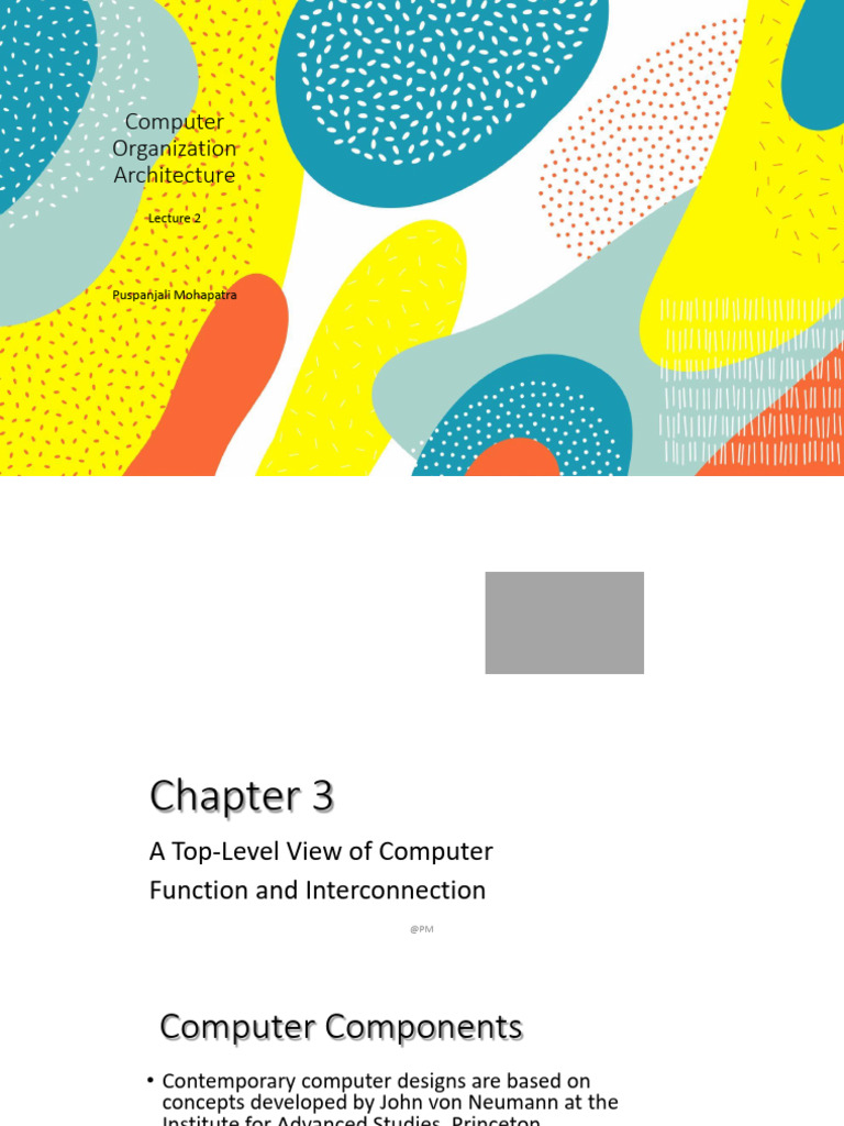 Lec 2 | PDF | Input/Output | Central Processing Unit Lec 2 | PDF | Input/Output | Central Processing Unit