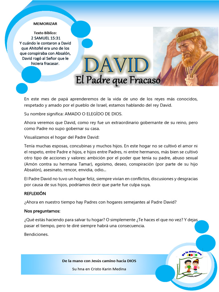 003 - David, El Padre Que Fracaso | PDF | Religión y espiritualidad