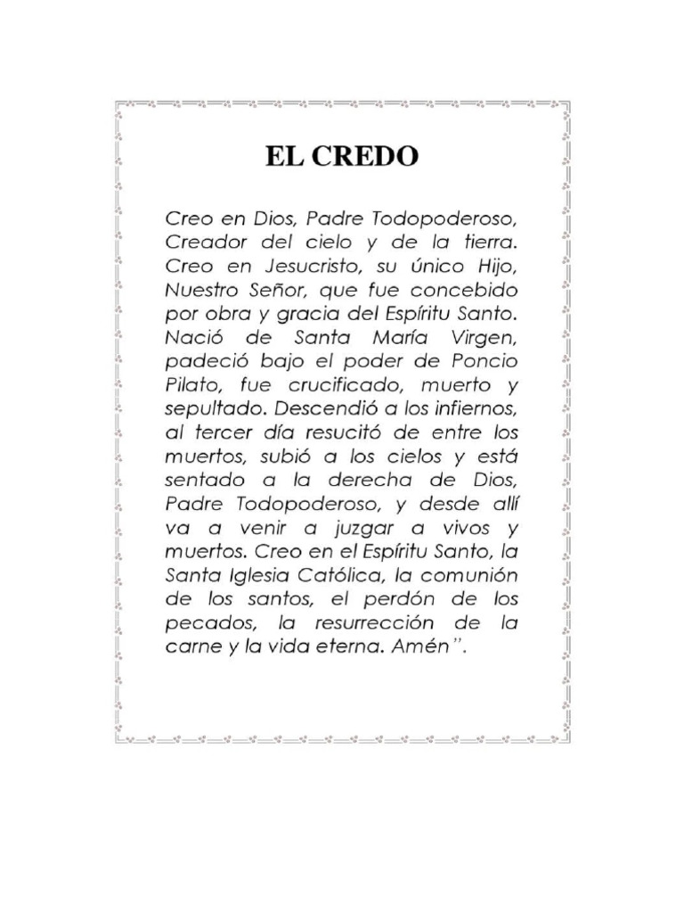 Credo | PDF