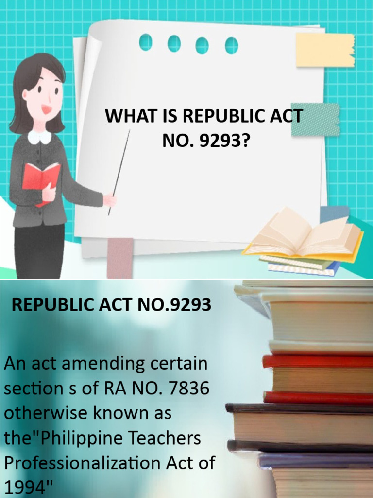 What Is Republic Act NO. 9293? | PDF | Academic Degree | Bachelor's Degree