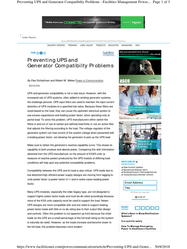 Power System Compatibility Guide | PDF | Electricity | Electrical ...