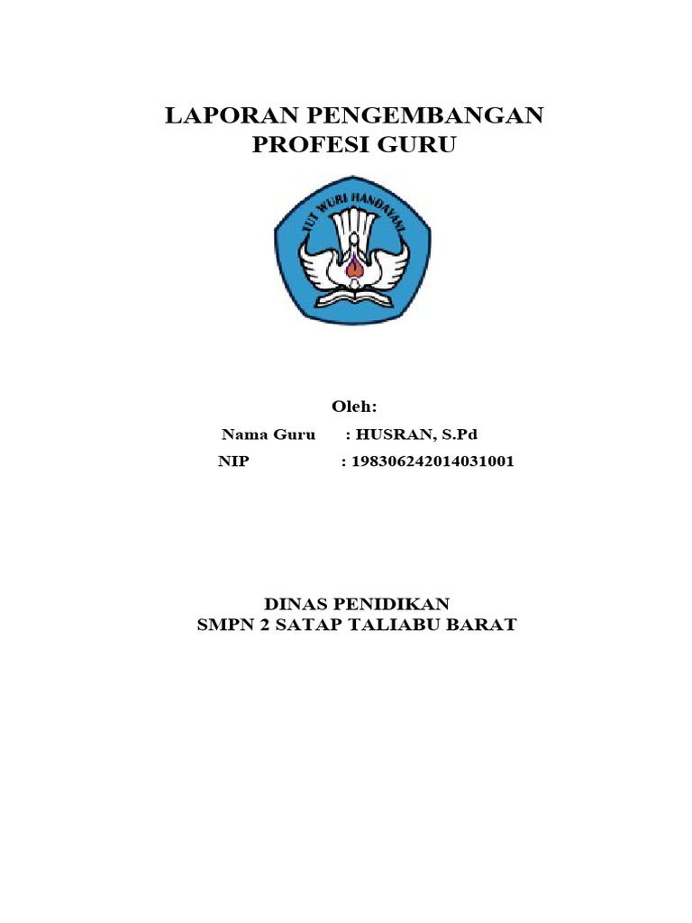 Laporan Pengembangan Profesi Guru | PDF