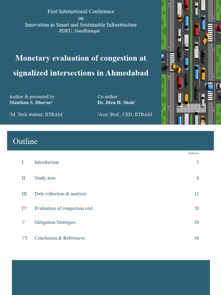 Paper 134, Monetary Evaluation of Congestion at Signalized ...