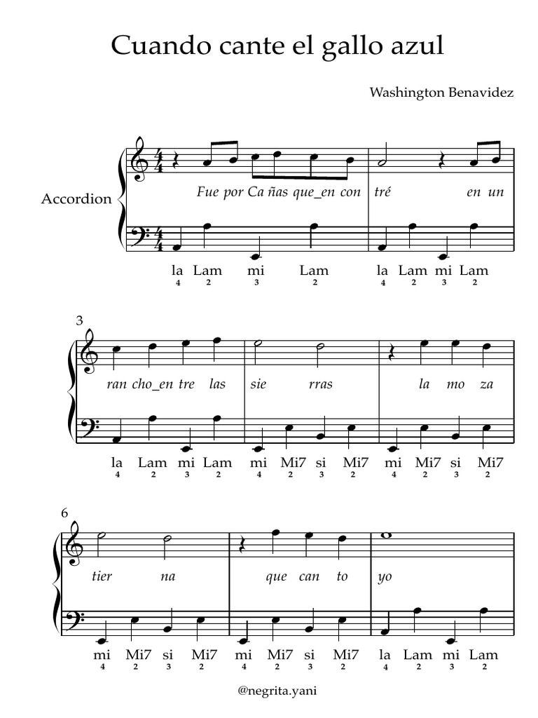 Cuando cante el gallo azul | PDF