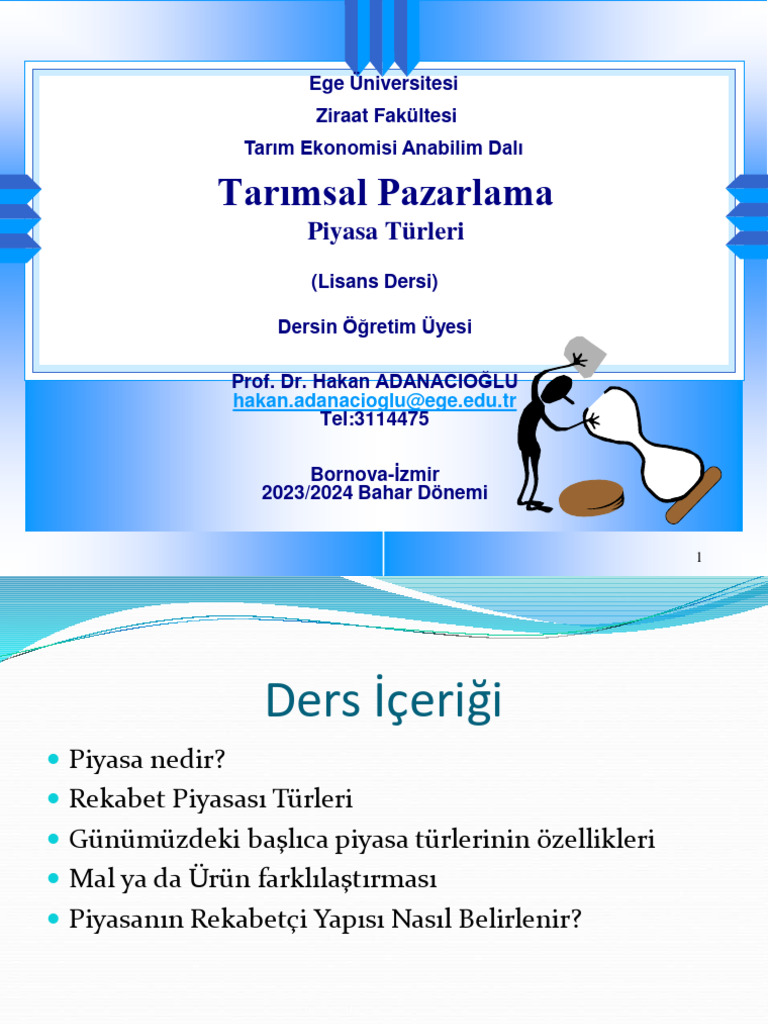 Piyasa Türleri Tar Paz2024 | PDF