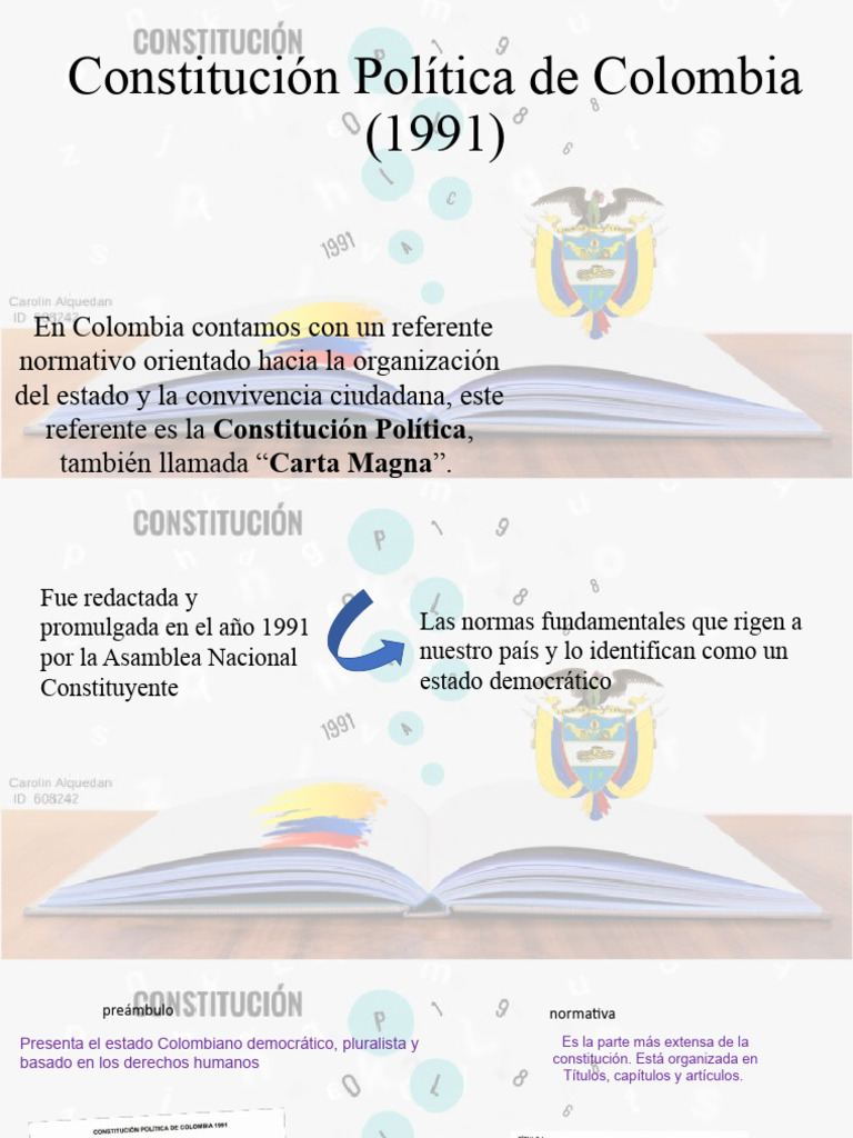Constitución Política De Colombia 1991 Descargar Gratis Pdf