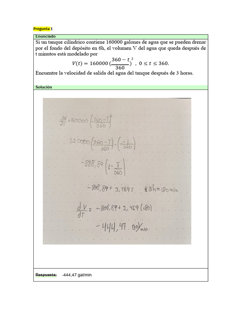 Examen T1 - Calculo 1-23687 | PDF