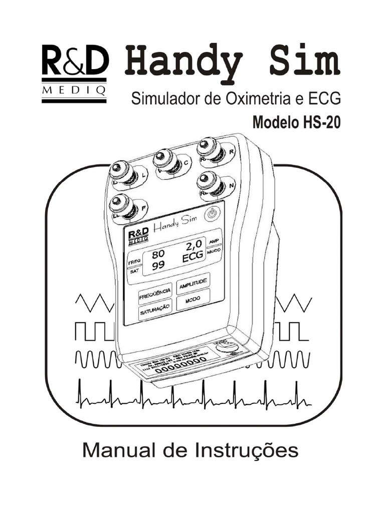 Manual Do Simulador de Ecg HS20 | Download grátis PDF | Eletrocardiografia | Frequência