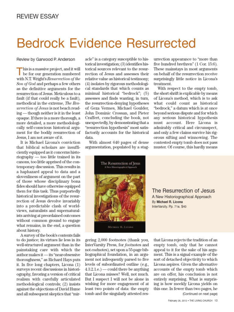 Michael Licona The Resurrection of Jesus | PDF | Resurrection Of Jesus ...