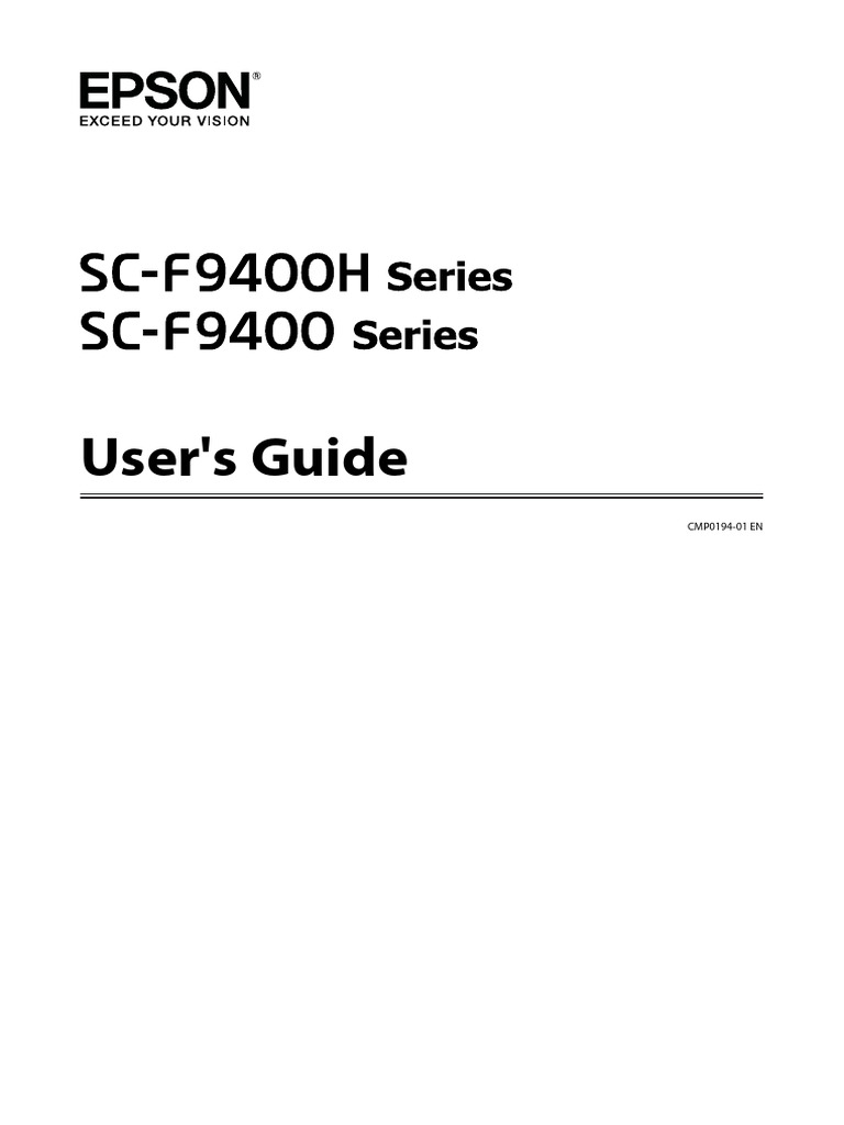 Epson 634316 Eu | PDF | Menu (Computing) | Printer (Computing)