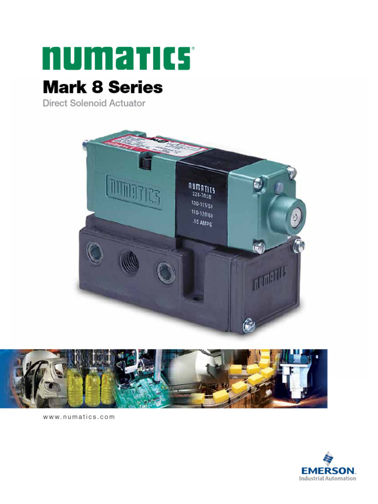 Numatics - Mark 8 Series - Catalog | PDF | Valve | Alternating Current