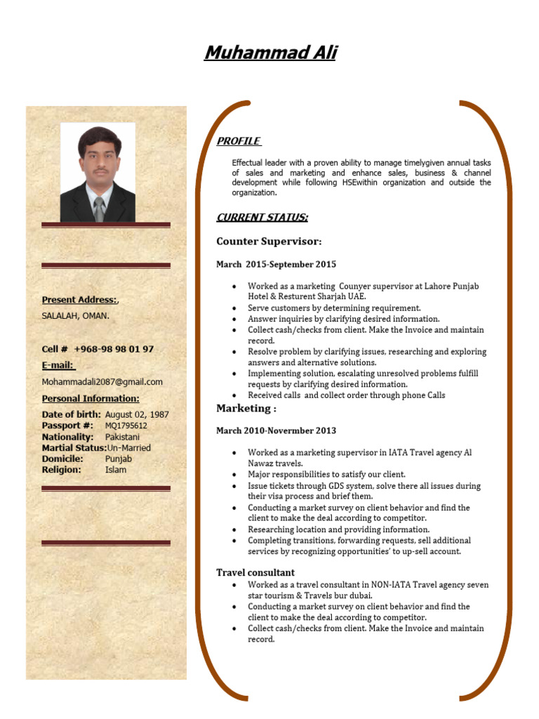 CV (1) | PDF | Pakistan