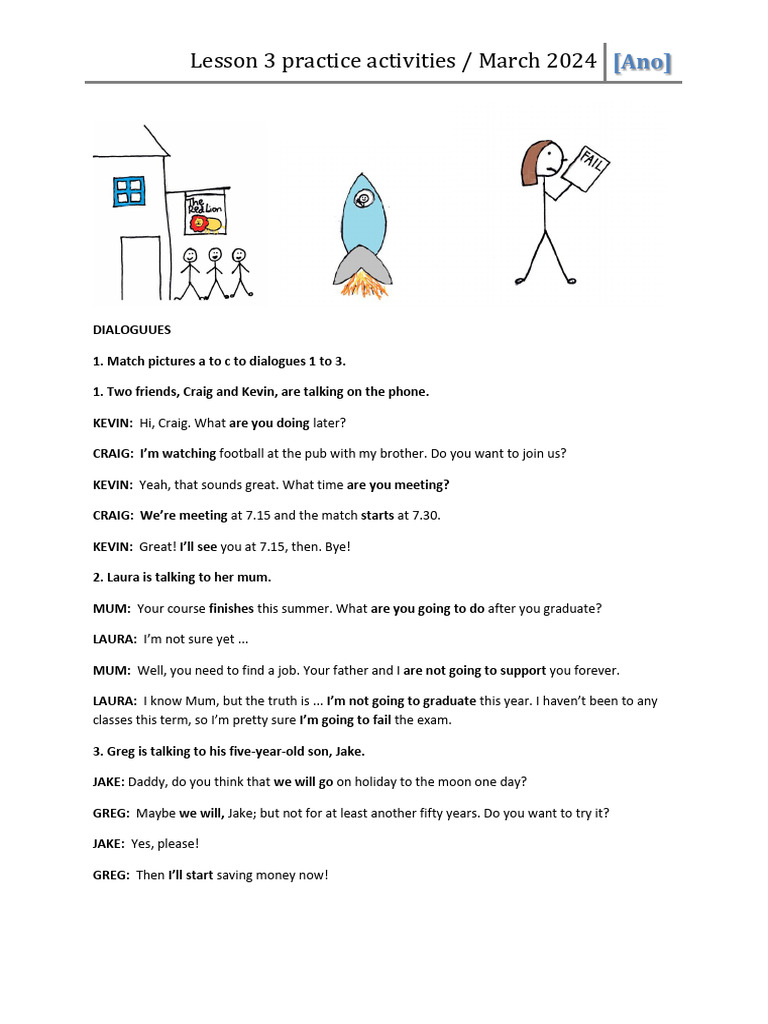 3 2 Lesson 3 Activity 2 1 Pdf Grammar Linguistics