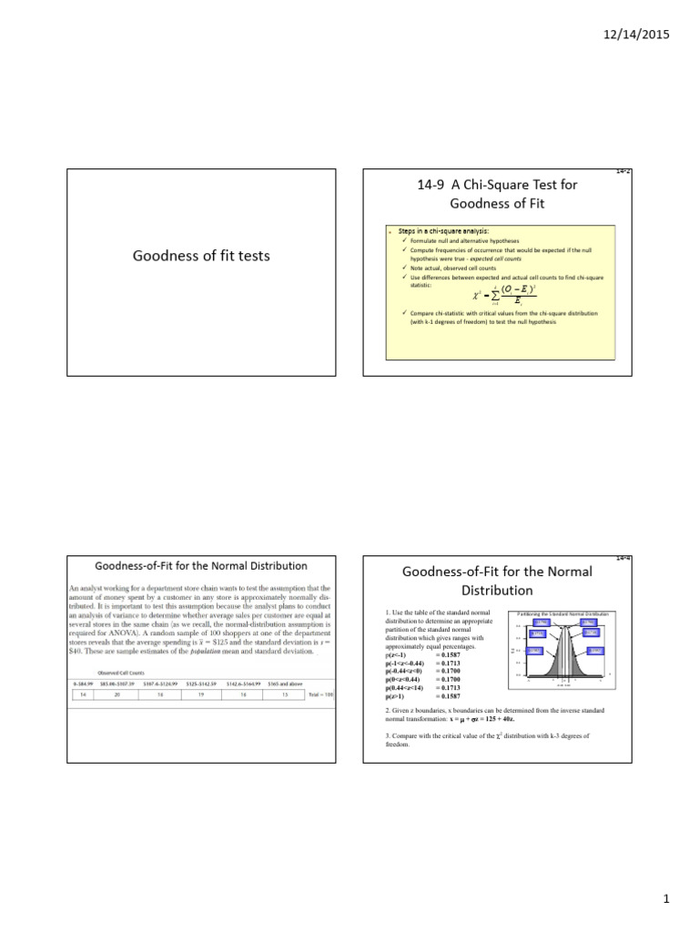 Normality Test | PDF | Normal Distribution | Chi Squared Distribution