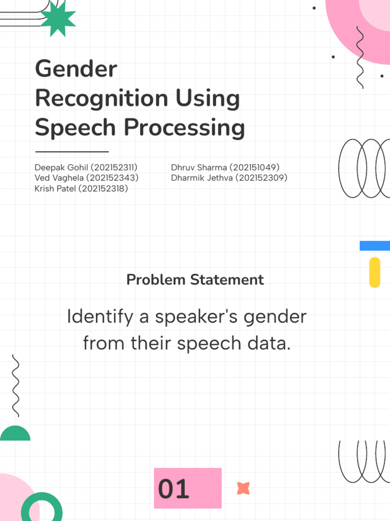 CS339 Voice Gender Recoginition | PDF | Signal Processing | Algorithms
