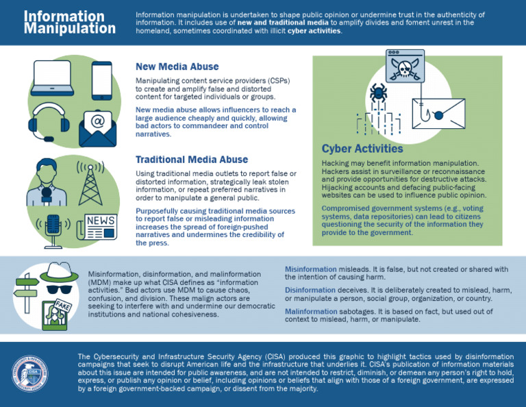 YALI- 03 Information Manipulation Infographic | PDF | Cyberspace ...