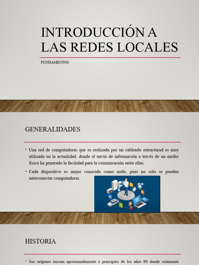 Introducción A Las Redes Locales | PDF | Conjunto de protocolos de ...