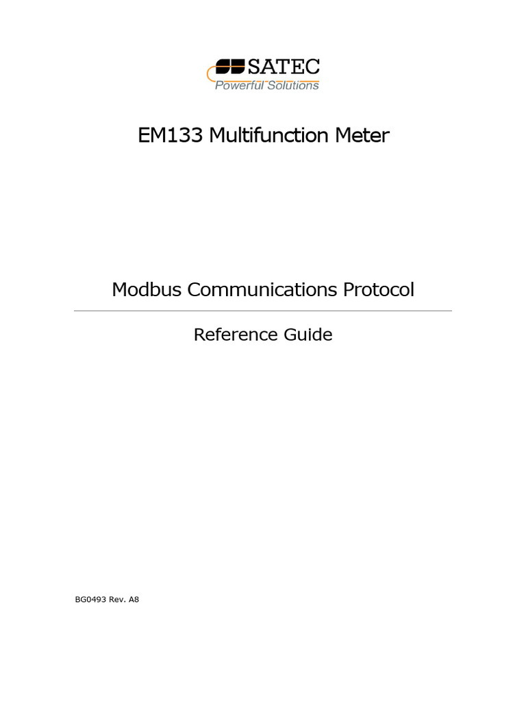EM133 Modbus | PDF | Integer (Computer Science) | Computer Data