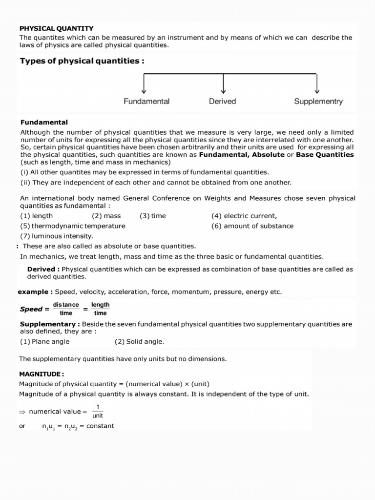 Units and Dimensions 2 | PDF